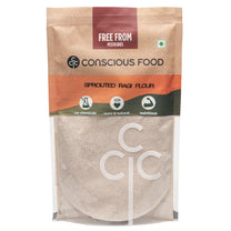 Buy Organic Sprouted Ragi Atta Online in India | Conscious Food ...