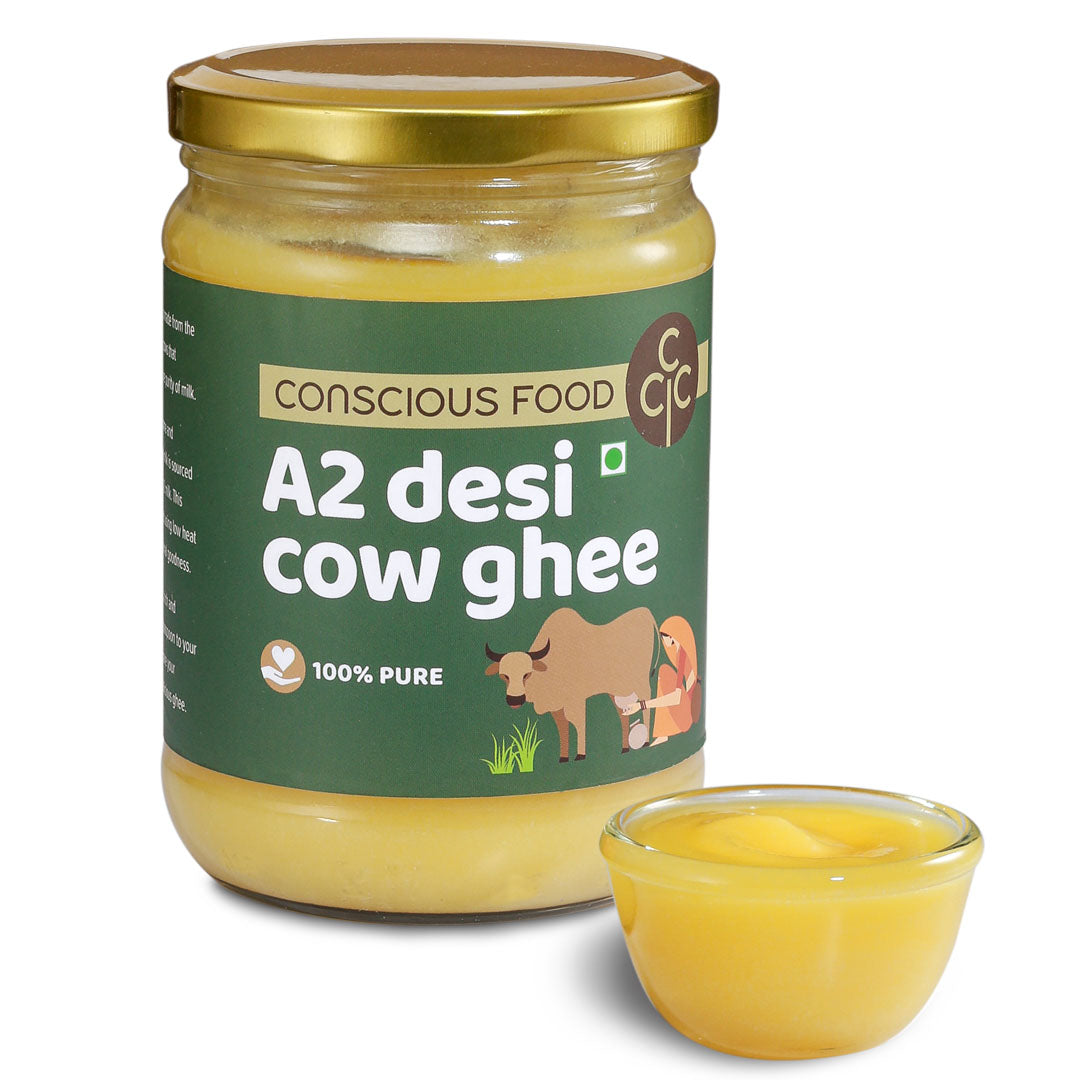 Buy A2 Desi Cow Ghee Online Now | Pure Cow Ghee | Conscious Food ...